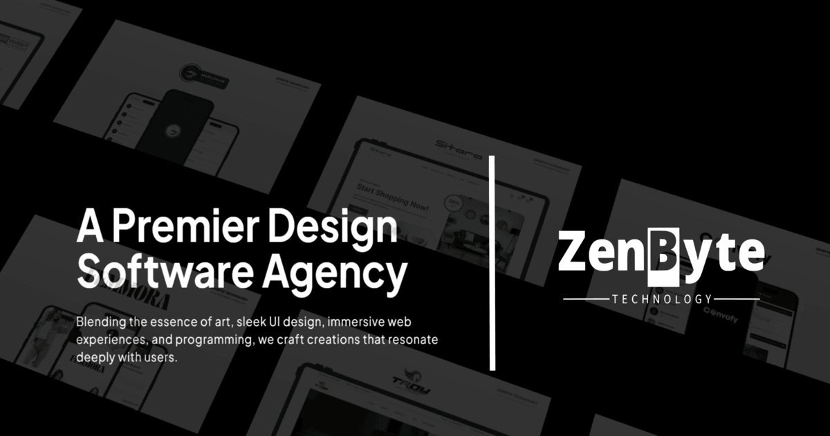 ZenByte Technology Work | A Premier Design Software Agency